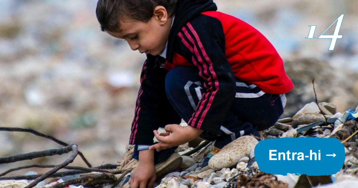 "Pare, estàs cansat?", un poema dolorós i tendríssim del poeta palestí ...