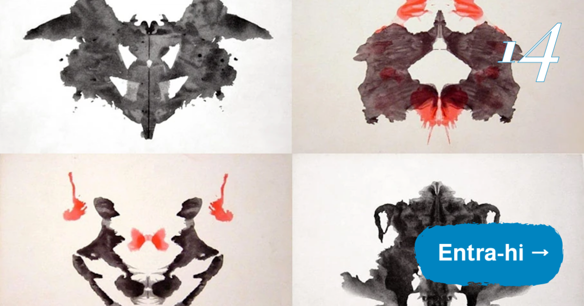 El test de Rorschach: i tu, ¿què veus en aquests dibuixos?